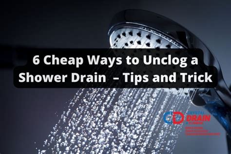The Best Diy Ways To Unclog A Shower Drain