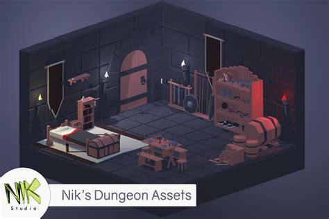 nik s dungeon assets 3d dungeons unity asset store