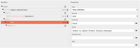 showing details in case of an error radzen ide blazor server side