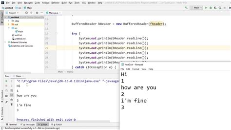 java io code sample youtube