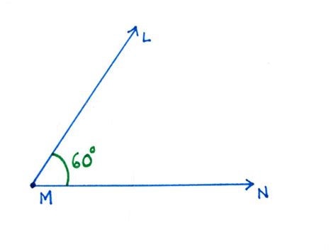 How To Construct A 60 Degrees Angle Using Compass And Ruler Degree