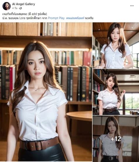 เห็นแล้วตะลึง ลองใช้ Aiออกแบบสาวๆ เนรมิตใส่ชุดนักศึกษาไทยสวยจึ้งมาก
