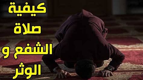 كيف تصلى الشفع والوتر صلاة الشفع والوتر حركات