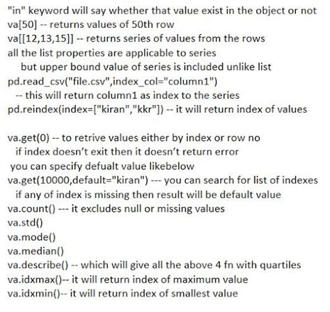 kkreddys introduction to pandas jupyter notebook and series