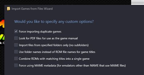specific rom wont import to launchbox bigbox troubleshooting