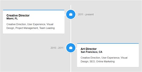 vertical timeline component for react app reactscript