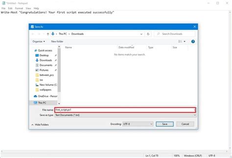 How To Create And Run A Powershell Script File On Windows 10 Windows