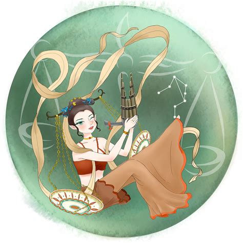 敦煌十二星座插画设计《拾贰》 插画 艺术插画 木昜禾 原创作品 站酷zcool