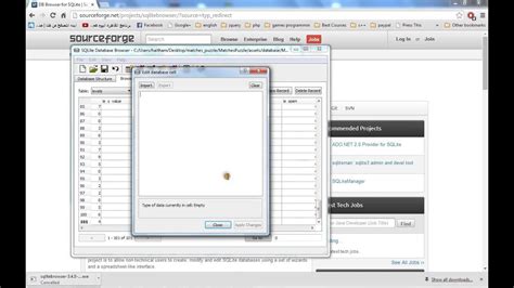 how to edit sqlite database youtube