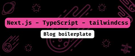 next js typescript tailwindcss blog boilerplate