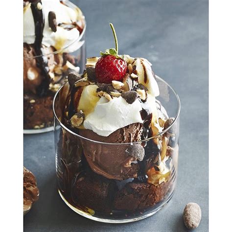 Caramel Brownie Ice Cream Sundaes Recipe The Feedfeed