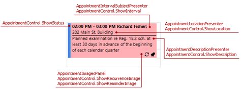 visual appointment wpf controls devexpress documentation