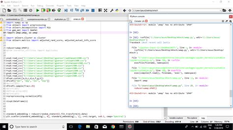 how to resolve the error module umap has no attribute umap i tried