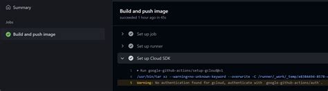 authenticaton warning when using application default credentials
