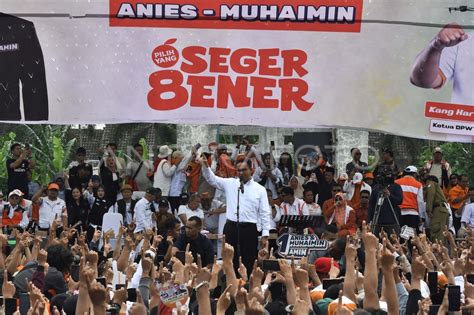 Kampanye Anies Baswedan Di Cikarang Antara Foto
