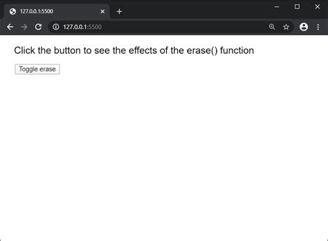 p5 js erase function geeksforgeeks