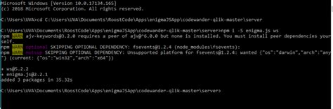 implementation of enigmajs examples using node js express