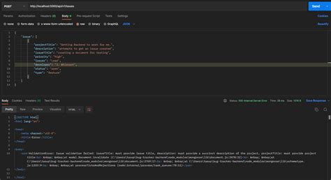 node js mongoosejs validation errors stack overflow
