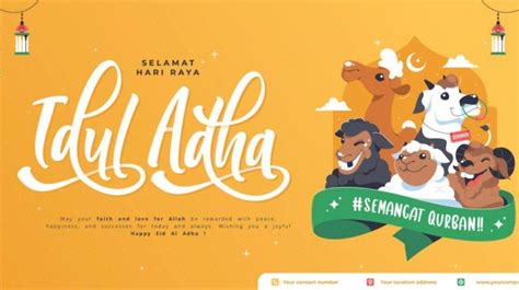 20 Link Download Kartu Ucapan Idul Adha 2023 Cocok Dibagikan Di Medsos