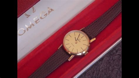 Omega De Ville Ladies Watch 18k Youtube