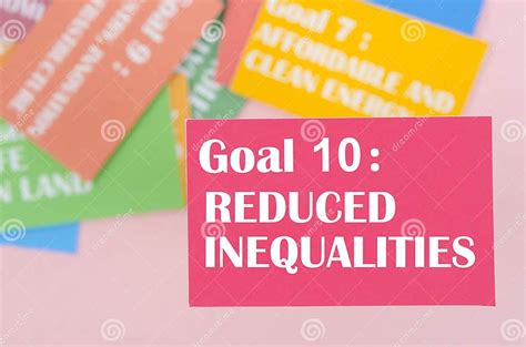 The Goal 10 Reduced Inequalities The Sdgs 17 Development Goals