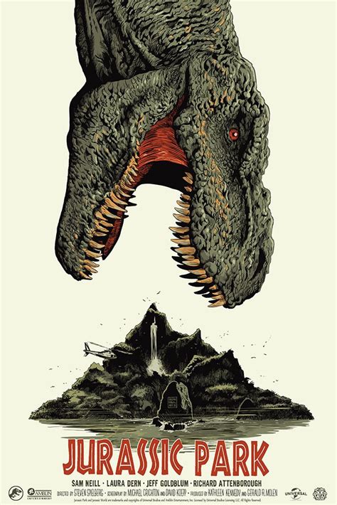 When Dinosaurs Ruled The Earth Jurassic Park Art Show Mondo Geek