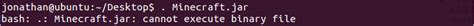 command line how can i execute a jar file from the