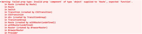 [react memo] warning failed prop type invalid prop expected
