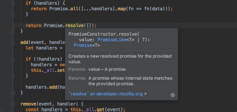 webstorm 2018 1 eap 181 3494 redesigned documentation popup