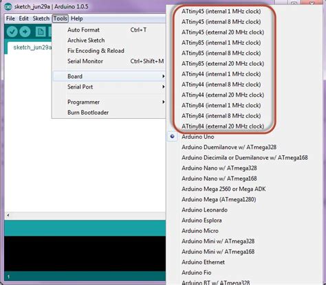how to program attiny85 with arduino uno part 1 42