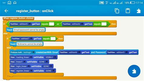 firebase auth in sketchware for login activity