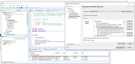 fatal error xil printf h no such file or directory helloworld c