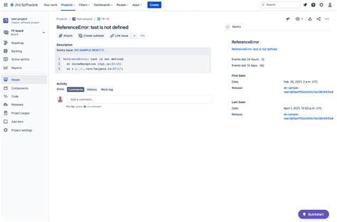 tutorial zur integration von sentry in jira atlassian