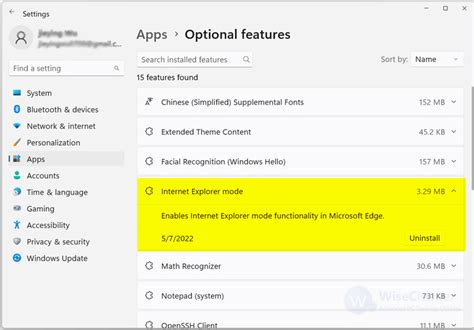 How To Add Or Remove Optional Features On Windows 11