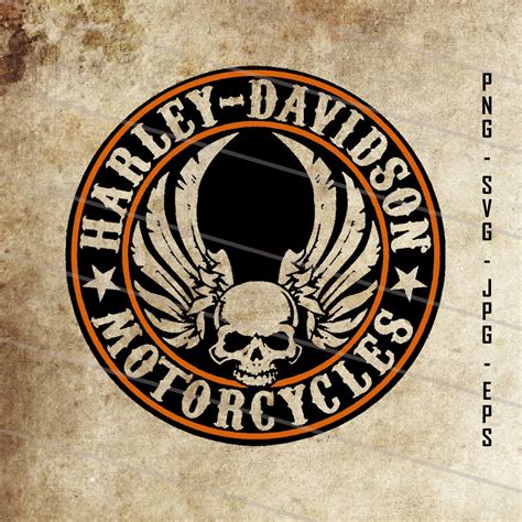 Harley Davidson Svg Harley Davidson Logo Svg Skull Harley Etsy