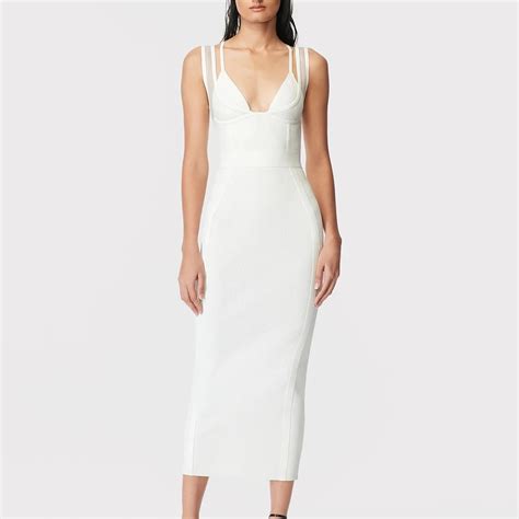 Women Elegant Bandages Dress 2022 New Sexy Spaghetti Strap Bodycon