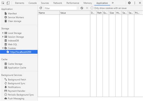 node js cookies are not saved in the browser stack overflow