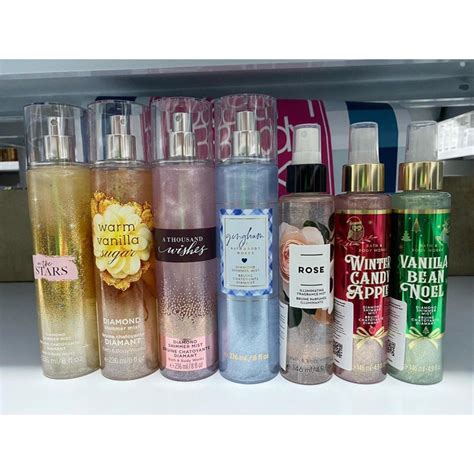 Jual Bbw Bath And Body Works Shimmer Diamond Mist 236ml Gingham Thousand
