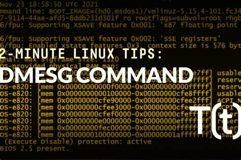 How To Use The Dmesg Command 2 Minute Linux Tips