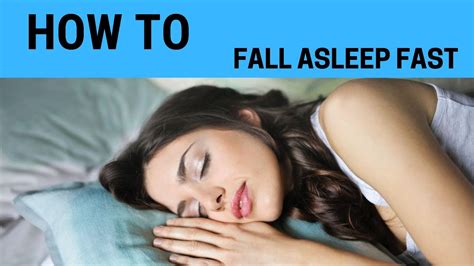 How To Fall Asleep Fast Within 3 Minutes Youtube