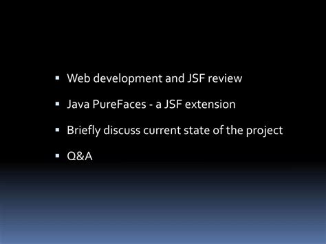 ppt java purefaces powerpoint presentation free download id 3844937