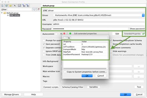 accessing hive via jdbc cloudbreak