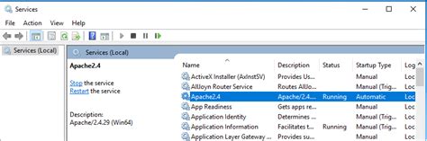 how to install apache php and mysql on windows 10 machine