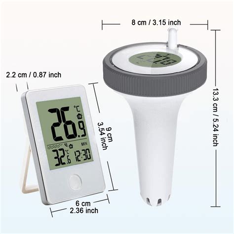 Wireless Pool Floating Easy Read Temperature Gauge Digital Pool