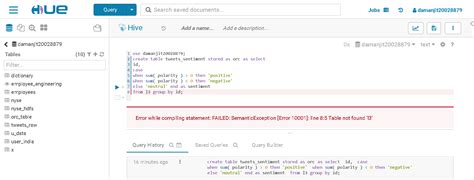 error while sending command on hive cloudxlab discussions