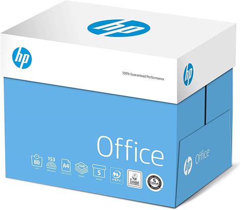 Hp 87925 Caja Con 5 Paquetes De 500 Folios 2500 Folios A4 80 G M²