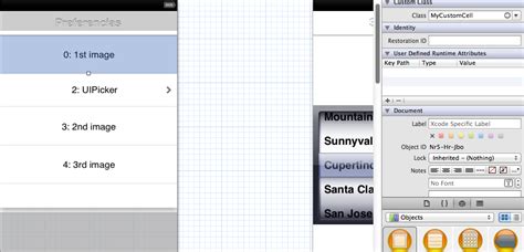 ios how to use custom static uitableviewcells to display images in
