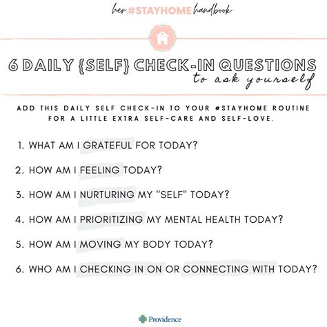 Daily Check In Questions To Ask Yourself