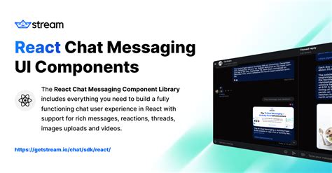 react chat sdk messaging ui components