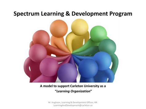 ppt spectrum learning and development program powerpoint presentation